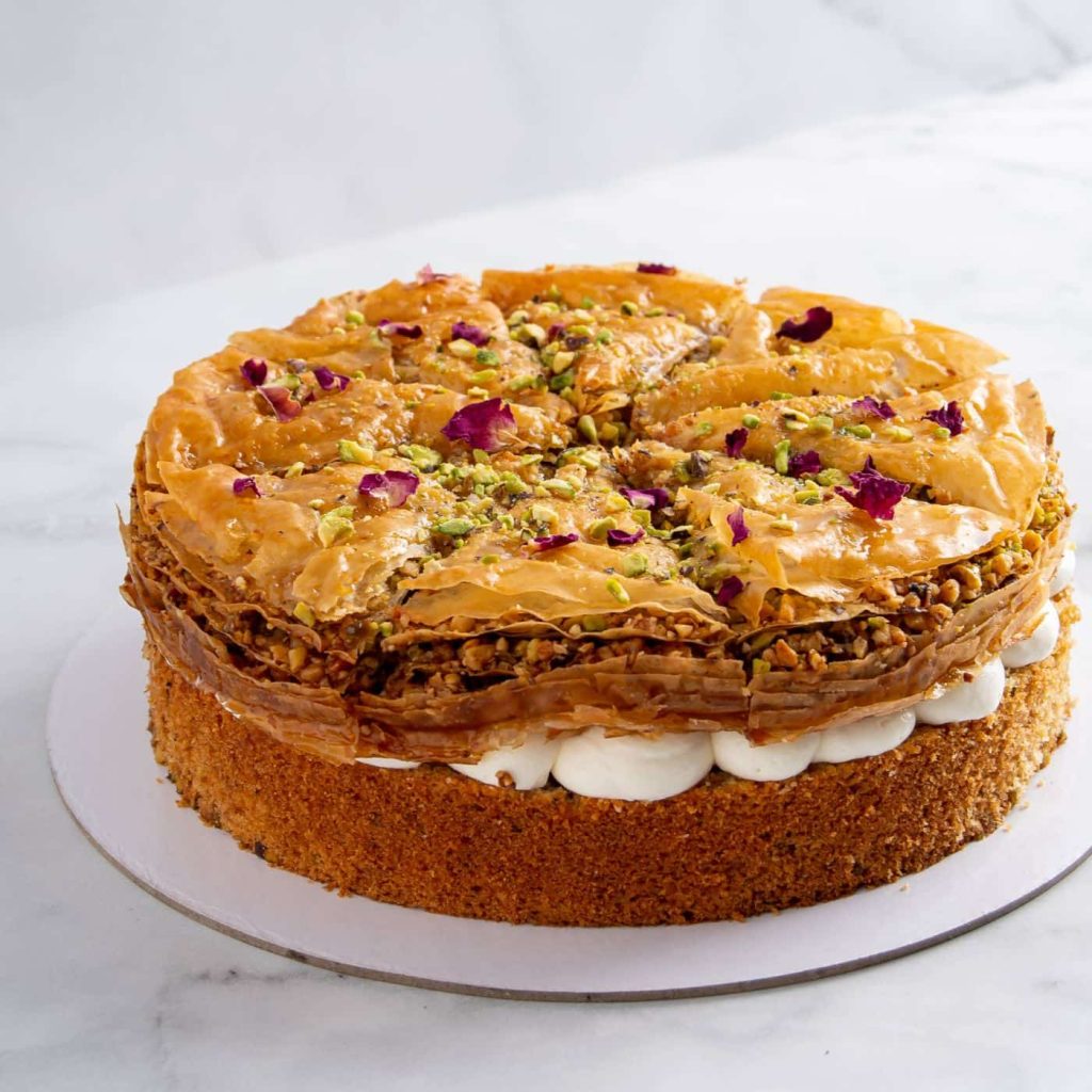 Pistachio Baklava Cake - Pastry Online | Pastry Recipes, Classes & Ebooks