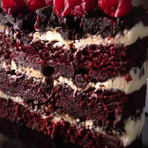 Dark Chocolate Red Velvet Cake - Pastry Online | Pastry Recipes ...